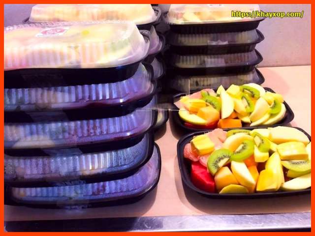 Khay xốp đựng hoa quả giá rẻ TpHCM